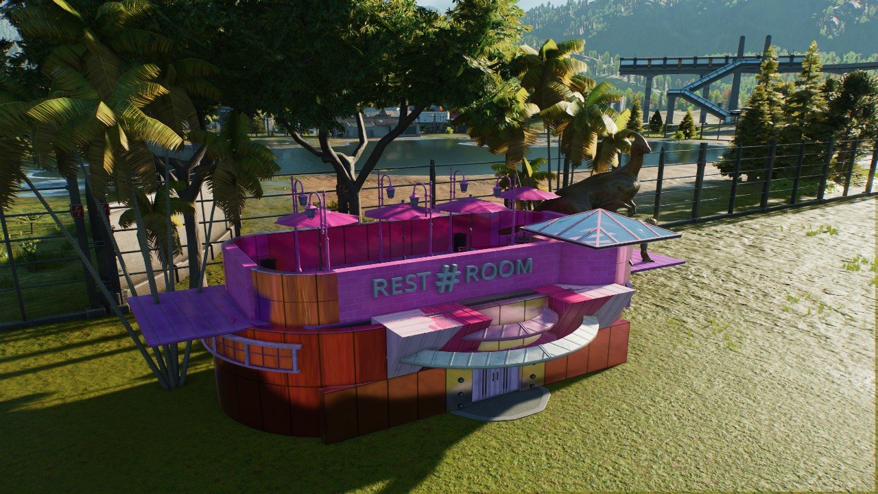 Pink rest room - Workshop - Jurassic World Evolution 3