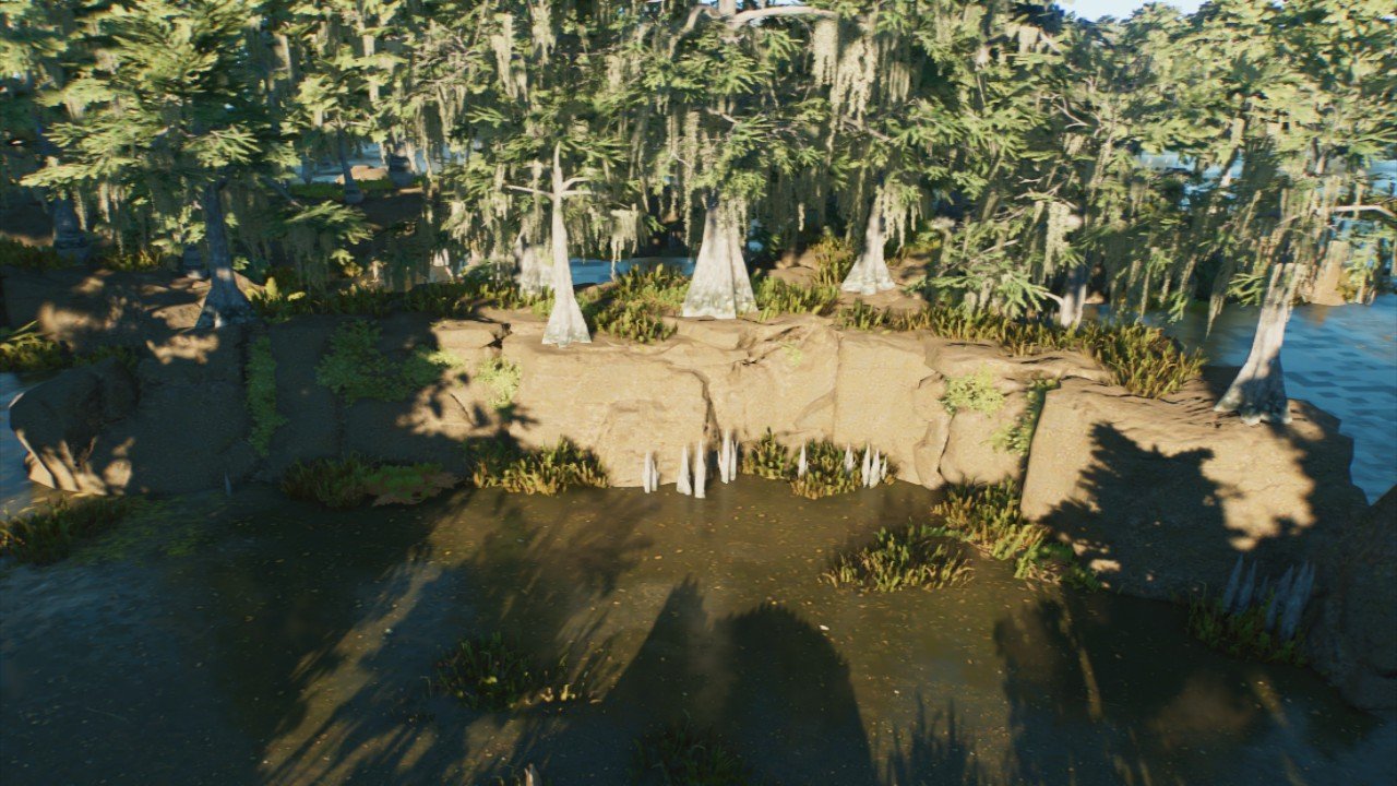 Wetland Rock 1 - Jurassic World Evolution 3 creation - Frontier Workshop