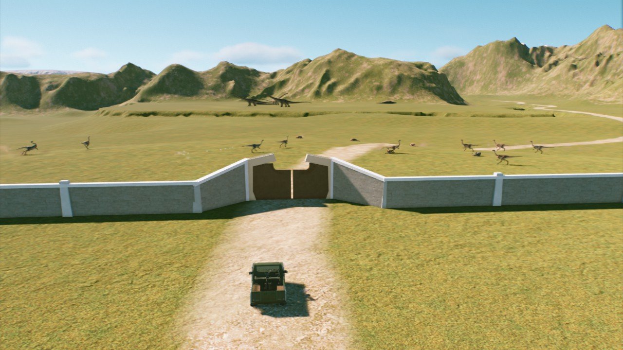 Prehistoric park entrance - Workshop - Jurassic World Evolution 3