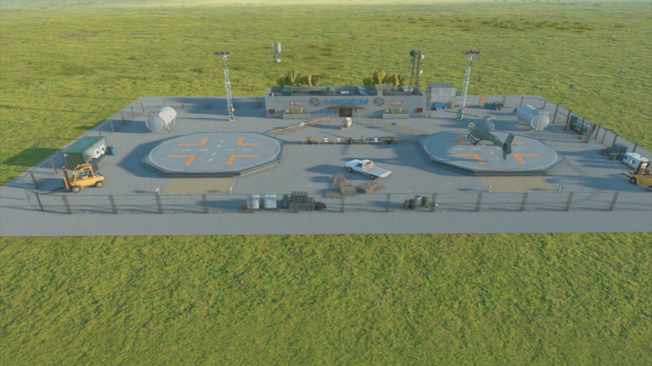 Ingen Arrival Point - Workshop - Jurassic World Evolution 3