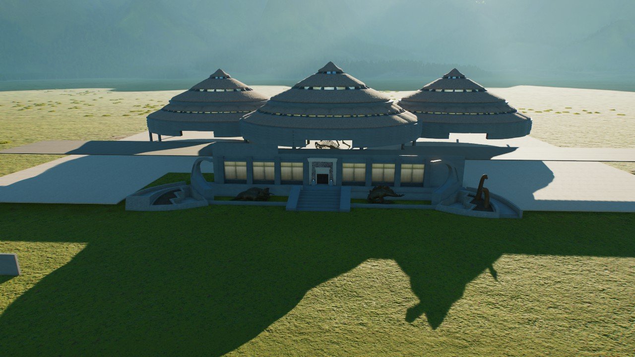 Unfinished Grand Visitor Center - Workshop - Jurassic World Evolution 3