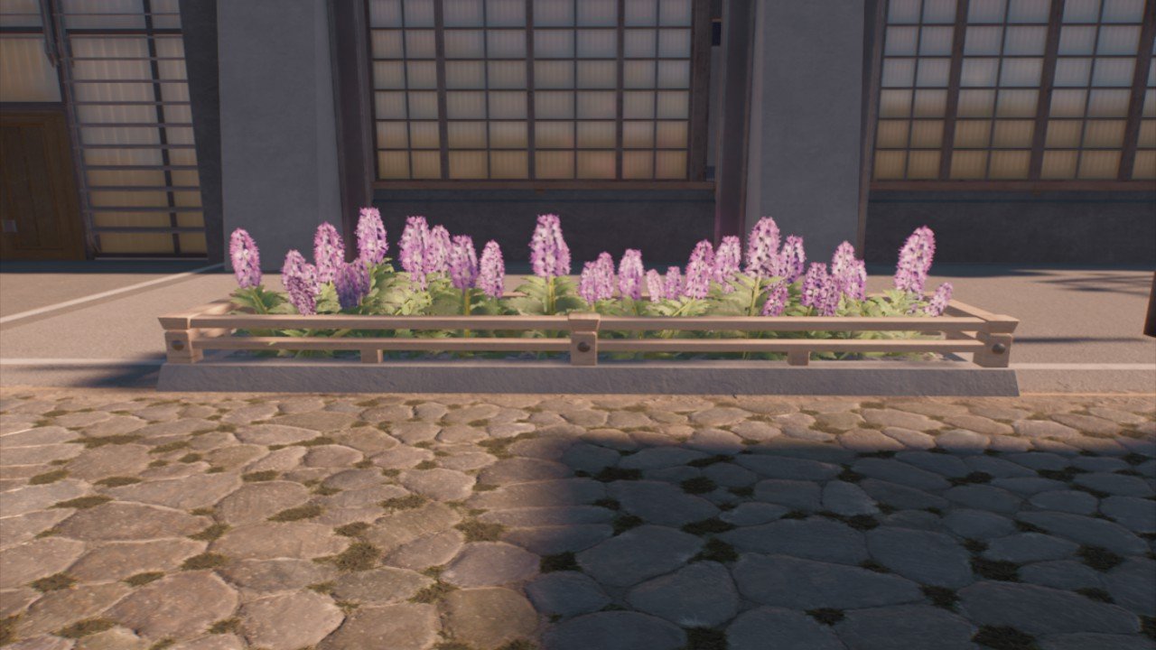 Purple Light Wood Planter Box - Workshop - Jurassic World Evolution 3