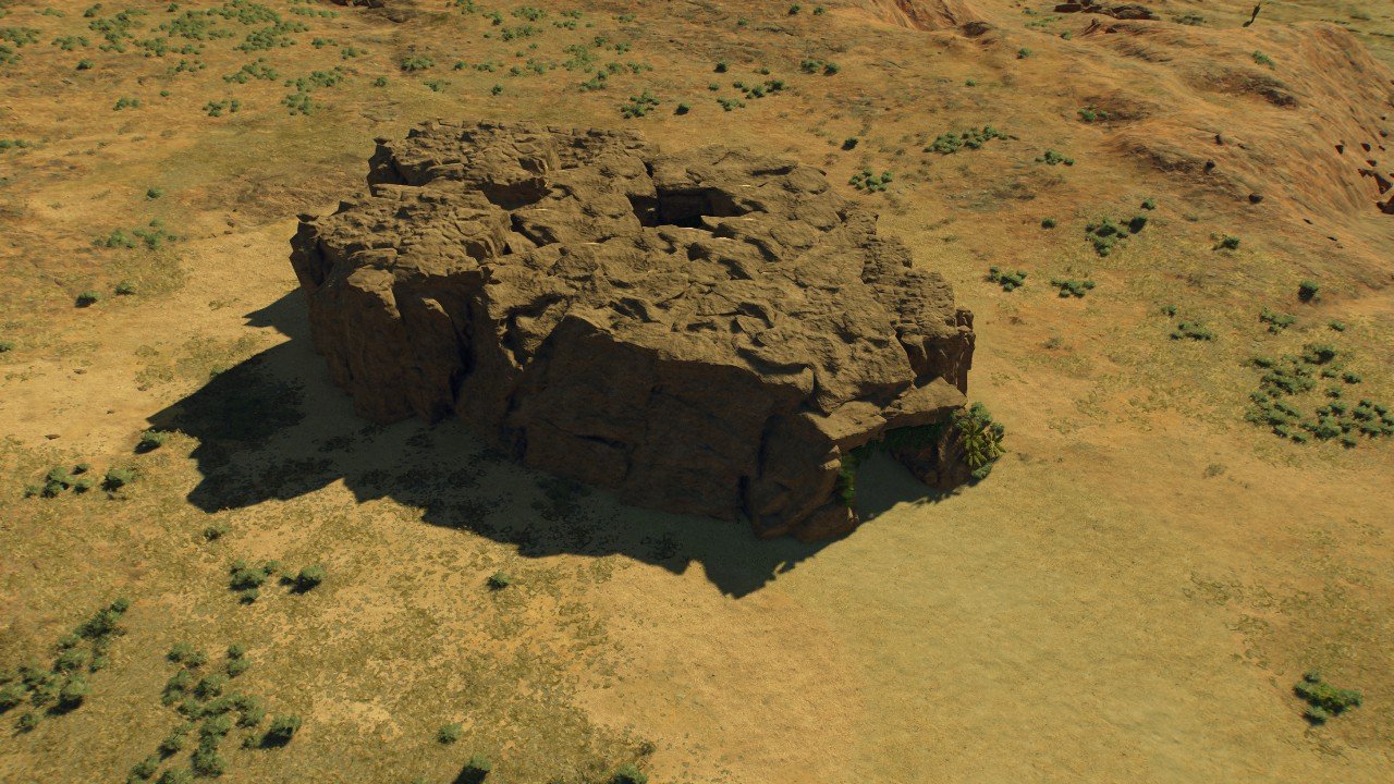 Cliffed caves - Jurassic World Evolution 3 creation - Frontier Workshop