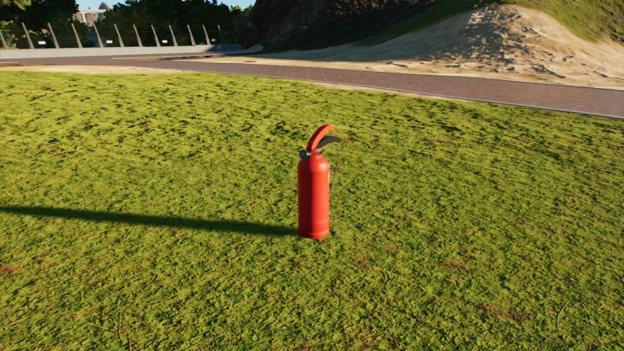 Fire extinguisher - Jurassic World Evolution 3 creation - Frontier Workshop