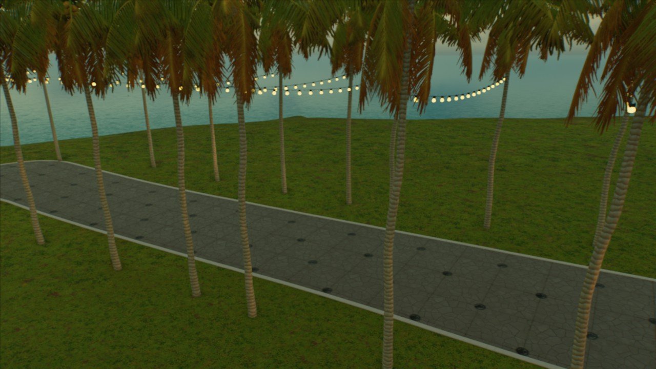 Lights + Tree - Jurassic World Evolution 3 creation - Frontier Workshop