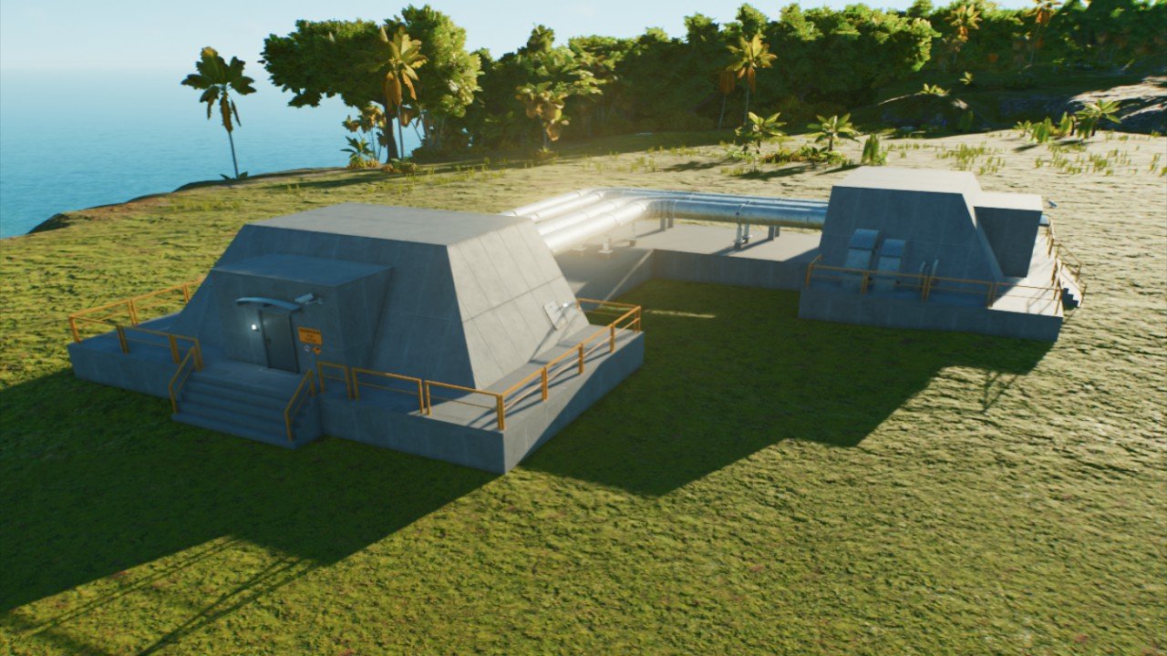 simple pipe system 2 - Workshop - Jurassic World Evolution 3