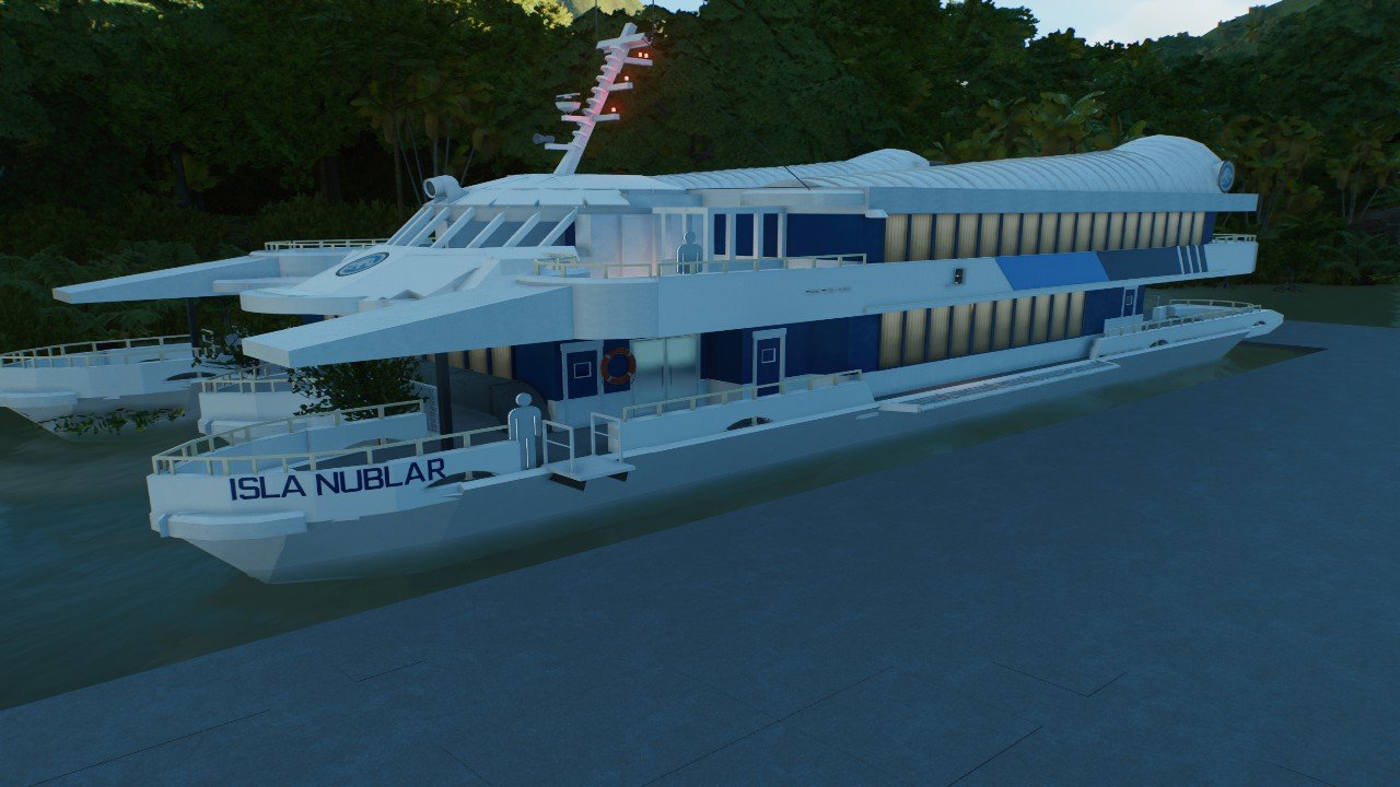 Crusero nublar - Jurassic World Evolution 3 creation - Frontier Workshop