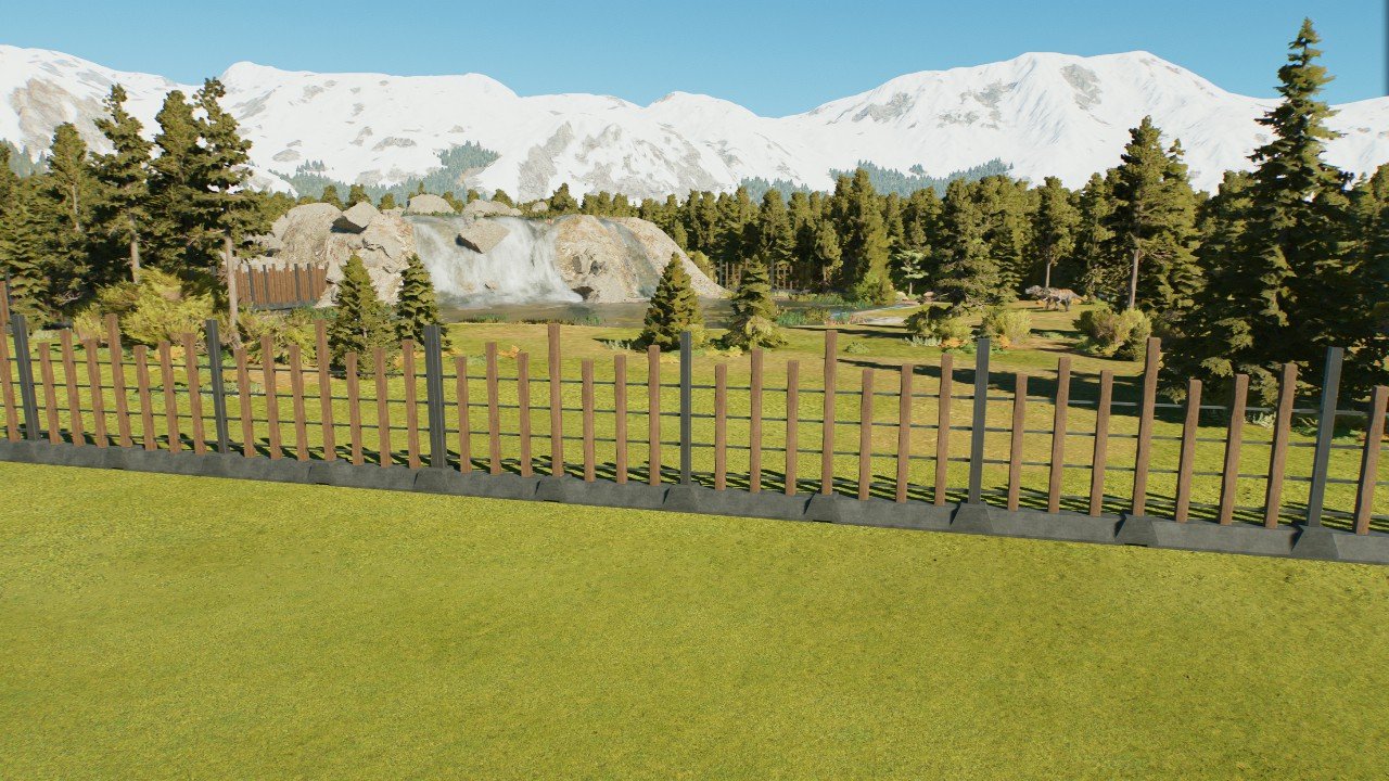 wooden+metal fence - Workshop - Jurassic World Evolution 3