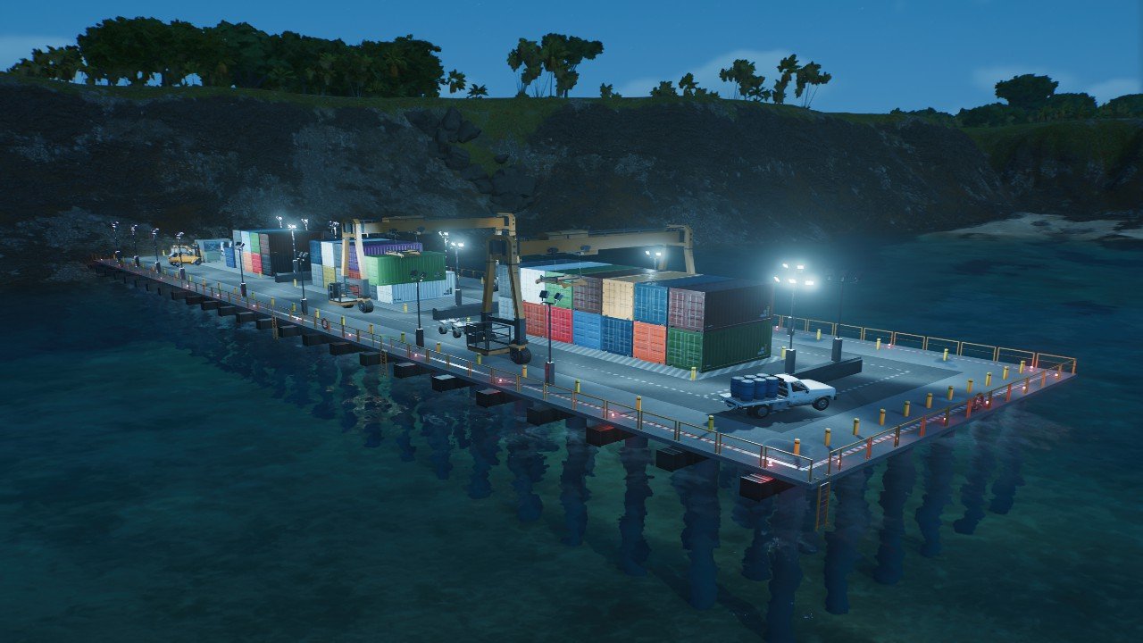 Large shipping dock - Workshop - Jurassic World Evolution 3