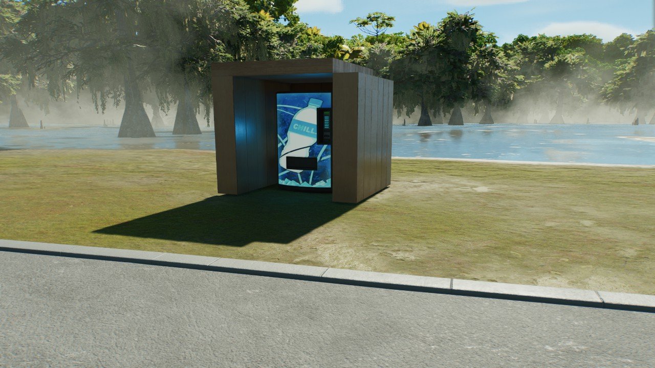 Vending machine with wooden cover - Workshop - Jurassic World Evolution 3