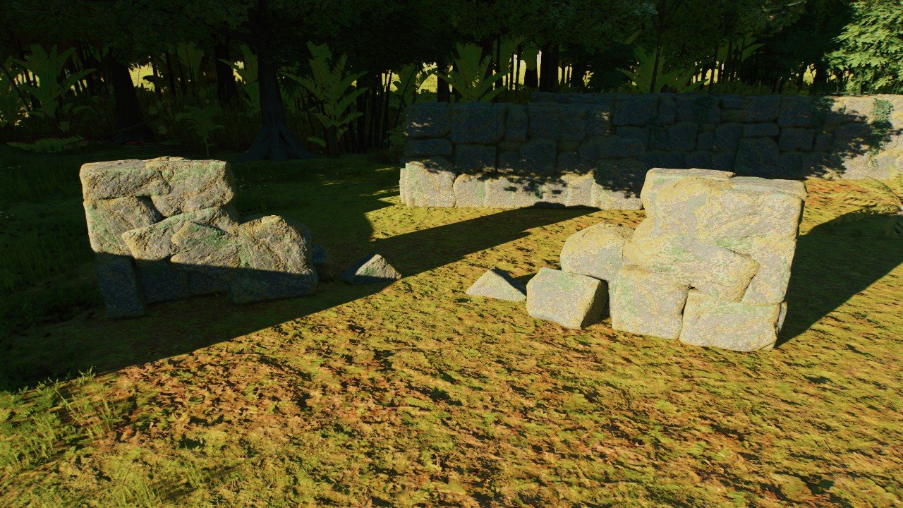 Aztec ruined small wall 2 - Workshop - Jurassic World Evolution 3