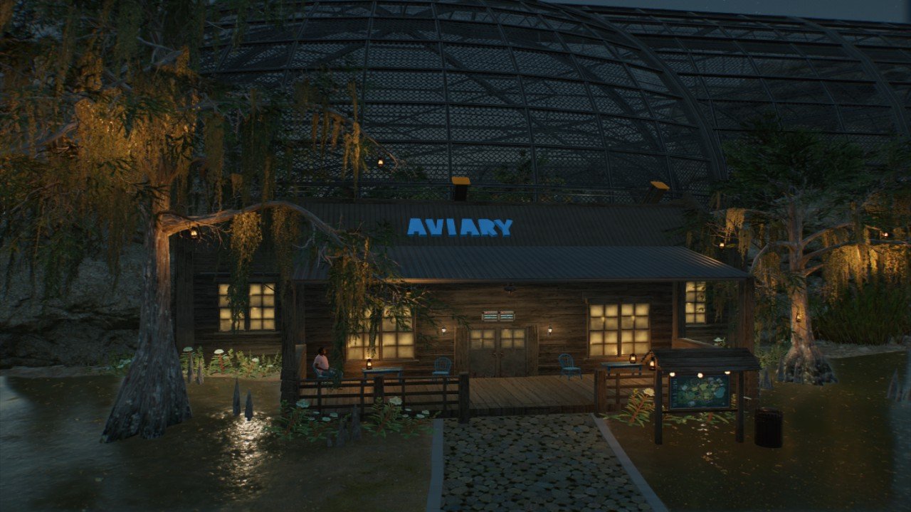 Wetlands Aviary Viewing Gallery - Workshop - Jurassic World Evolution 3