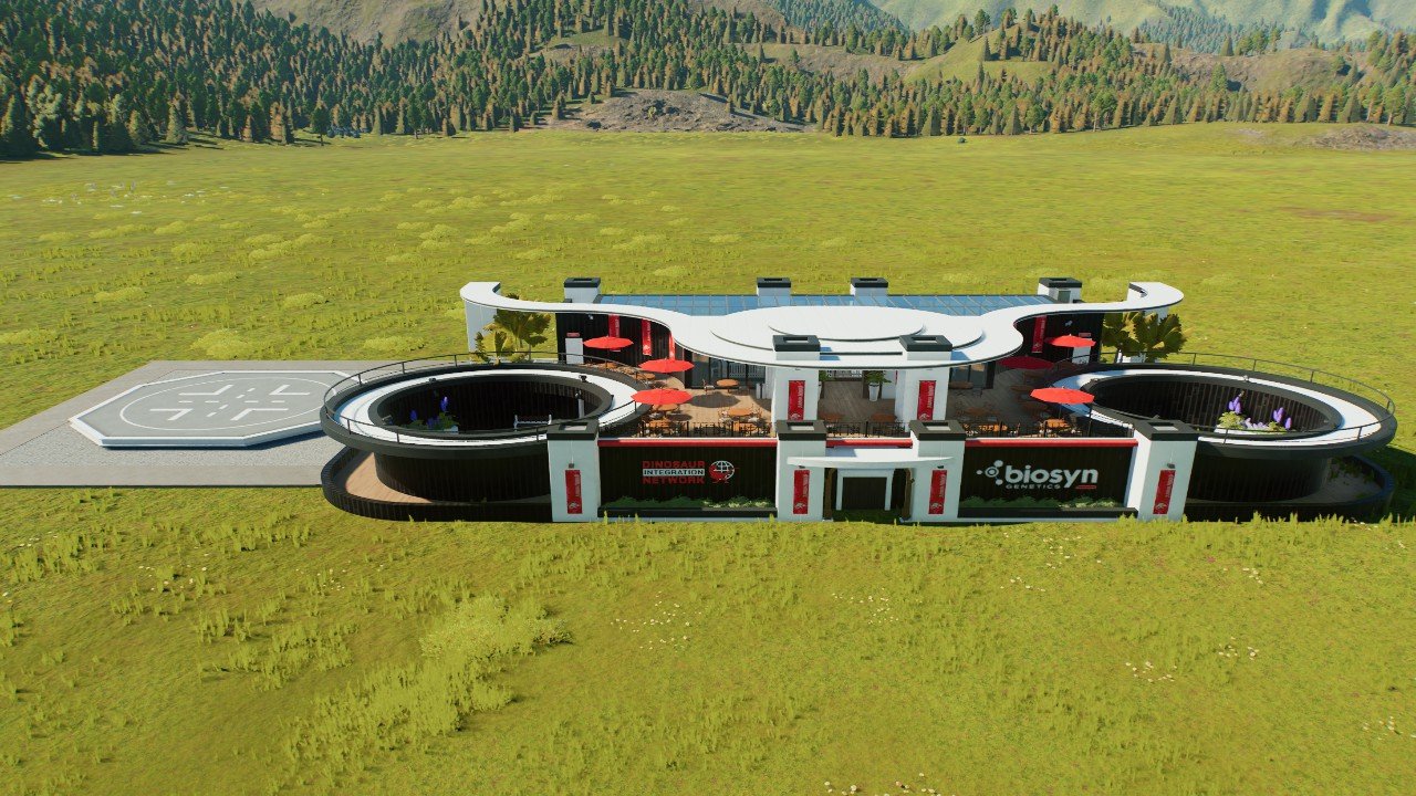 Arrival Building Canada Din - Workshop - Jurassic World Evolution 3