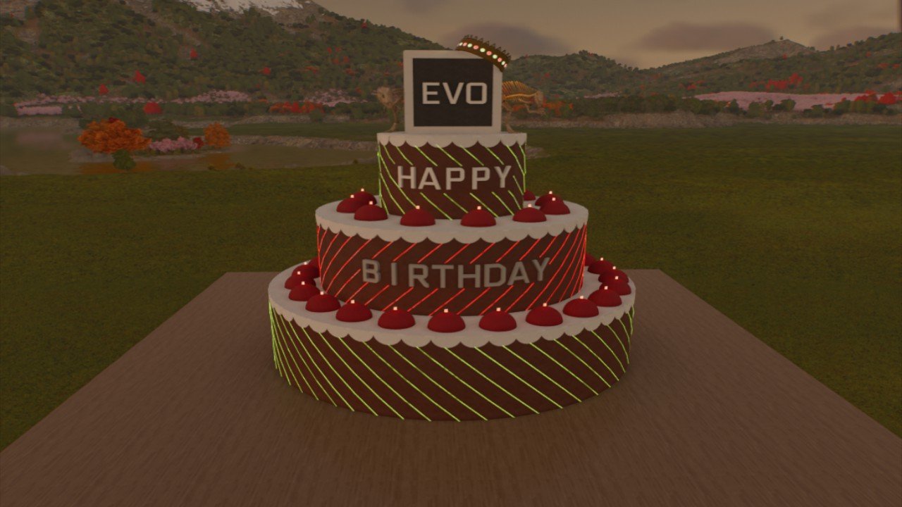 Happy birthday Evo - Workshop - Jurassic World Evolution 3