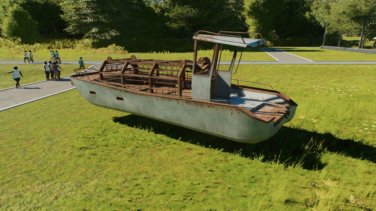 Bateau jp3 abandonne - Workshop - Jurassic World Evolution 3