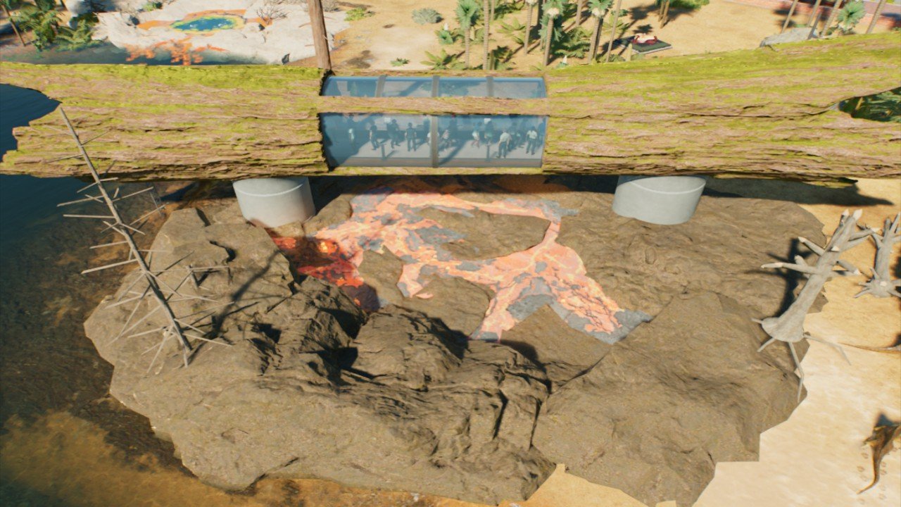 Attractions: Lava Log - Workshop - Jurassic World Evolution 3