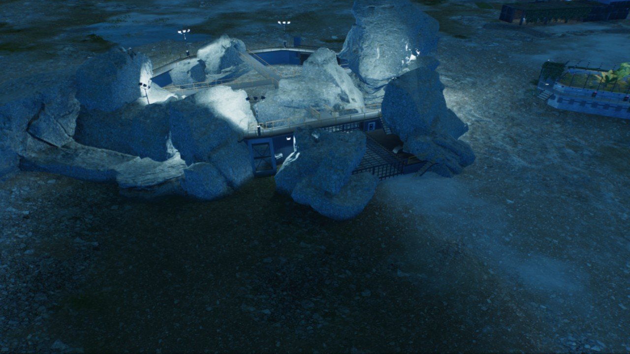 collapsed raptor paddock(no plants) - Workshop - Jurassic World Evolution 3