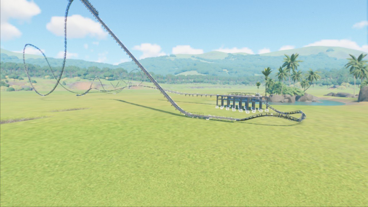 Intamin mega coaster - Planet Coaster 2 creation - Frontier Workshop