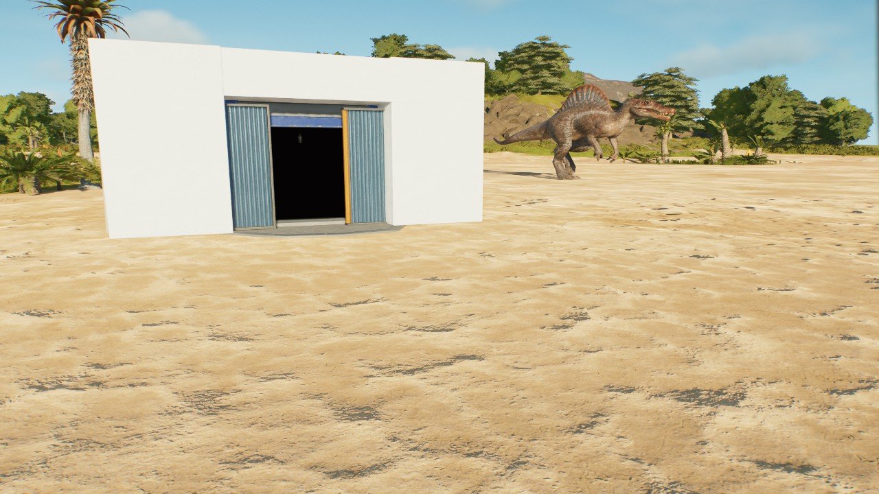 Camp Cretaceous Invisible Door - Workshop - Jurassic World Evolution 3