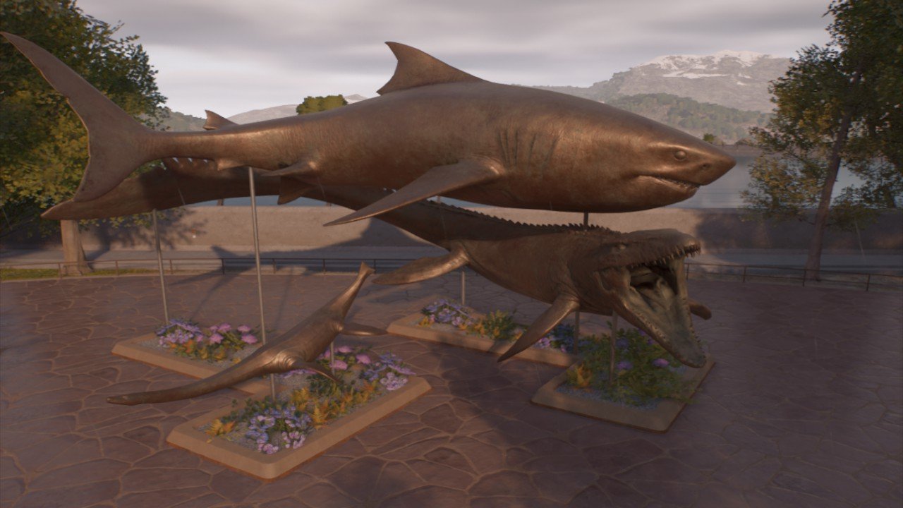 Lagoon Statue - Workshop - Jurassic World Evolution 3