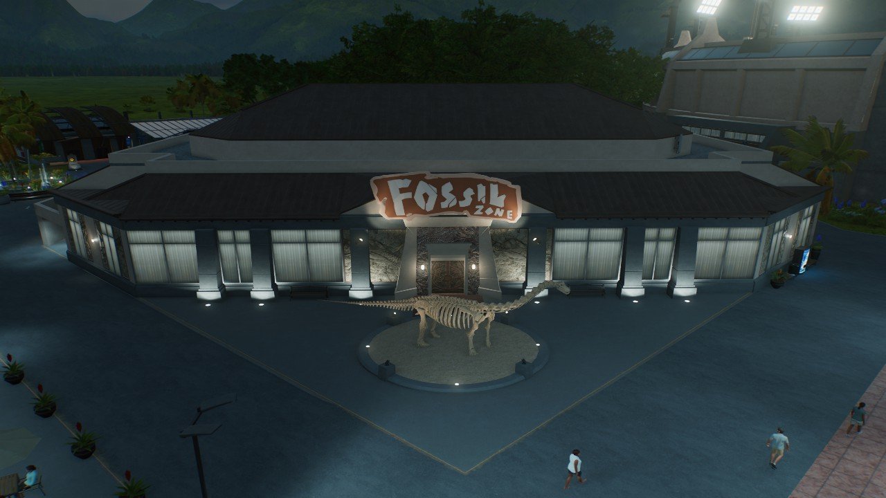 Fossil zone - Workshop - Jurassic World Evolution 3