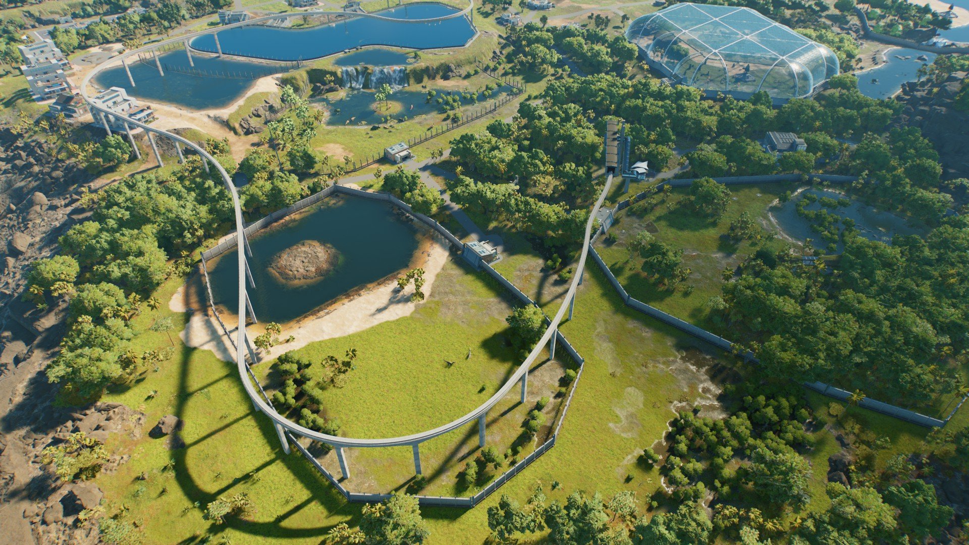 My first park! - Jurassic World Evolution 3 creation - Frontier Workshop