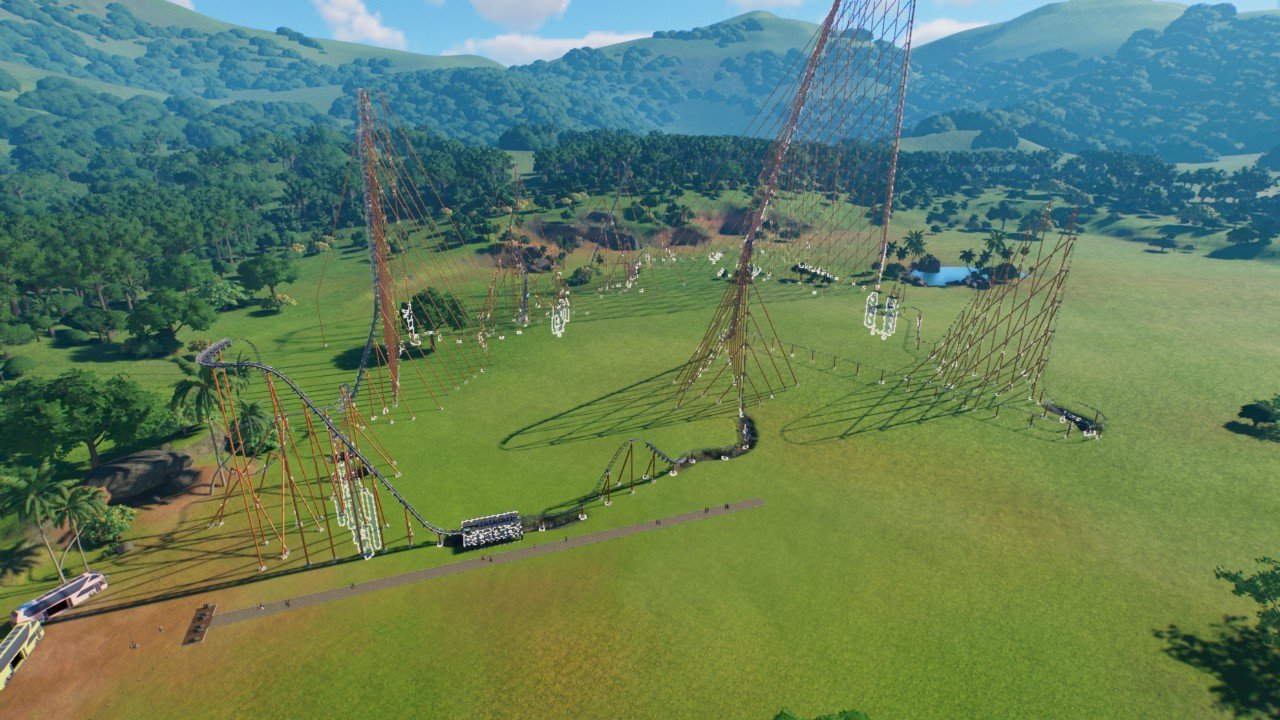 XXXXXXXXXXlarge roller coster - Planet Coaster 2 creation - Frontier ...