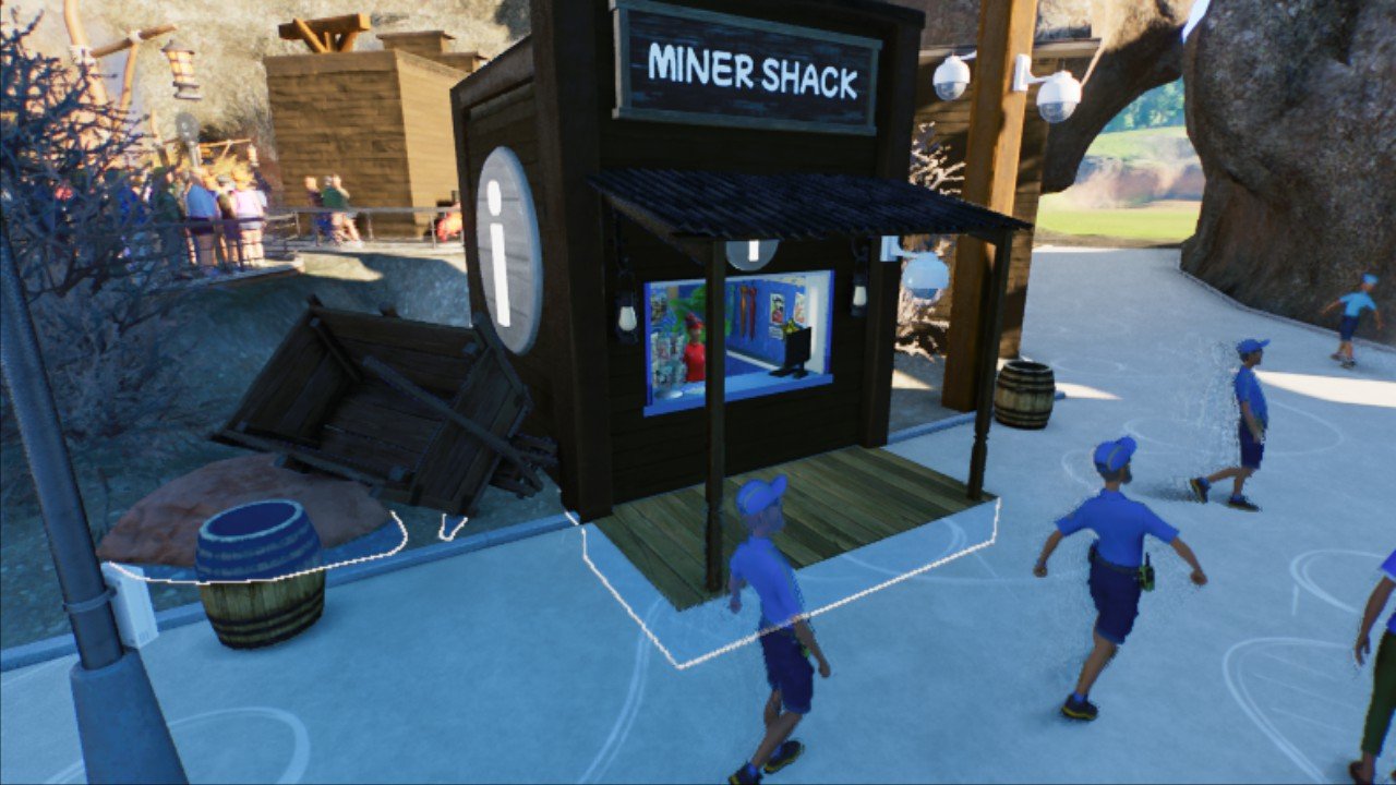 old west miner shack - Planet Coaster 2 creation - Frontier Workshop