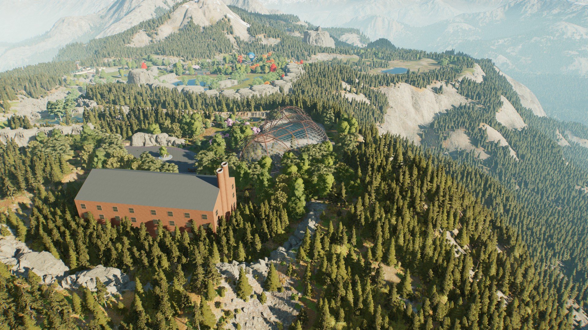Brently Manor and Gardens - Workshop - Jurassic World Evolution 3