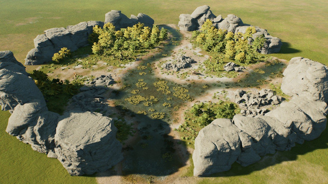 Rock circle L - Workshop - Jurassic World Evolution 3
