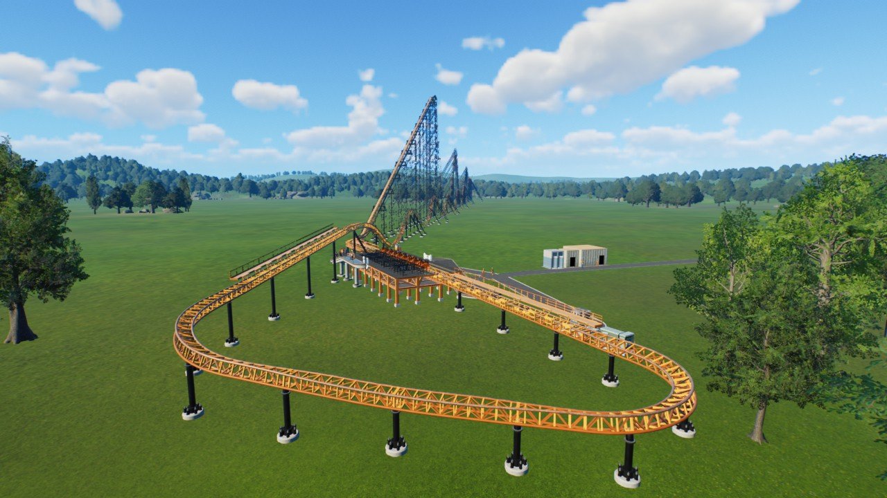 Tiger Runner - Planet Coaster 2 creation - Frontier Workshop