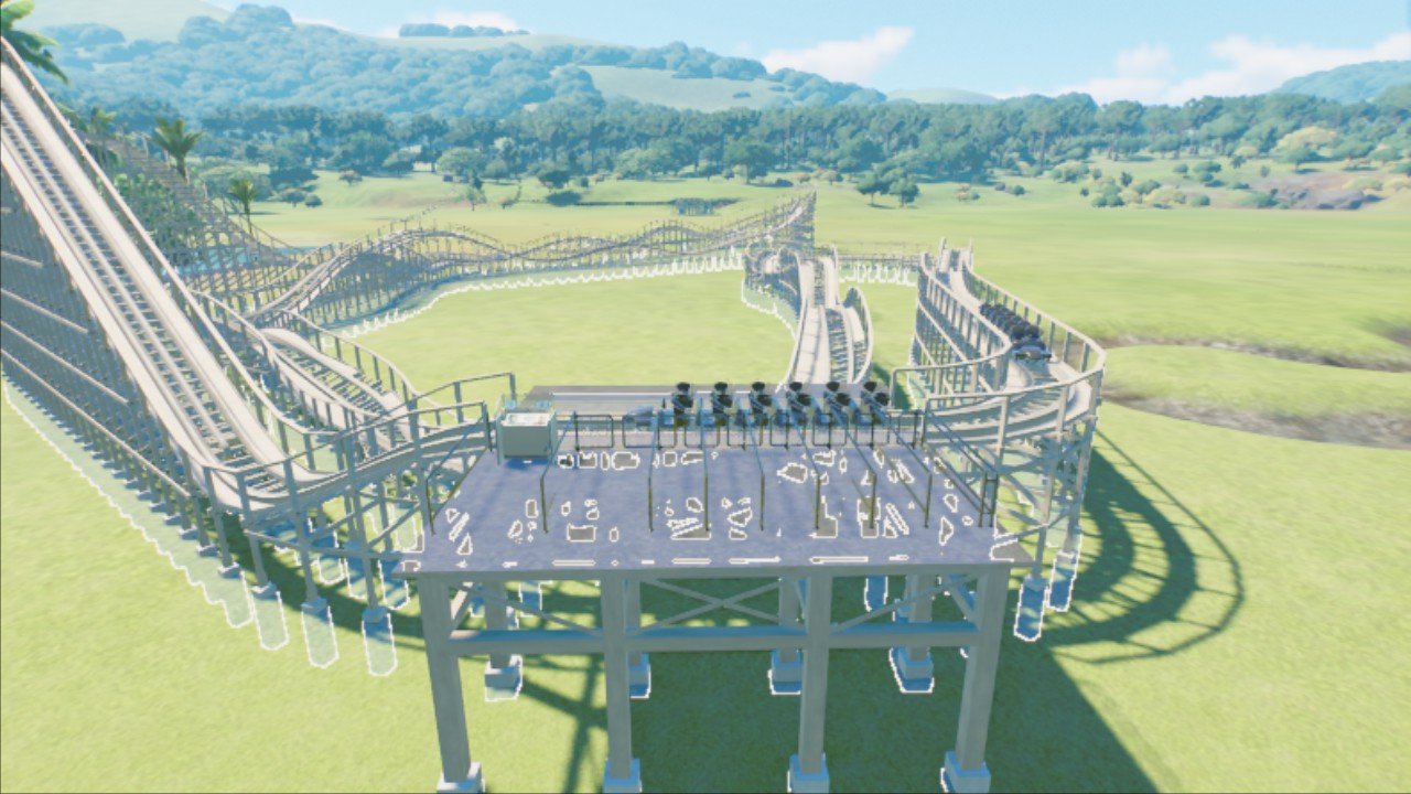 GG family wooden coaster - Planet Coaster 2 creation - Frontier Workshop