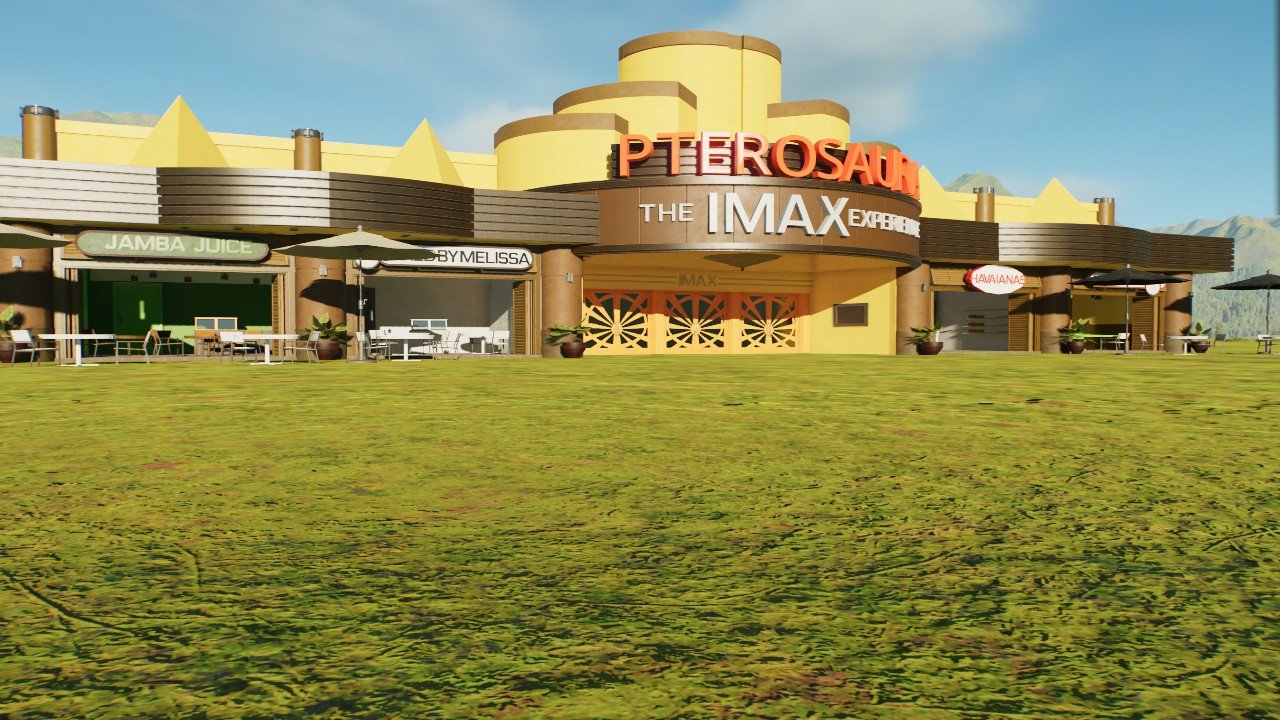 Pterosaura Imax Cinema V2 Workshop Jurassic World Evolution 3