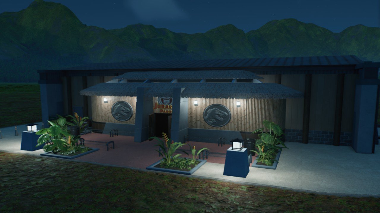 Jurassic Park Tour Building - Workshop - Jurassic World Evolution 3