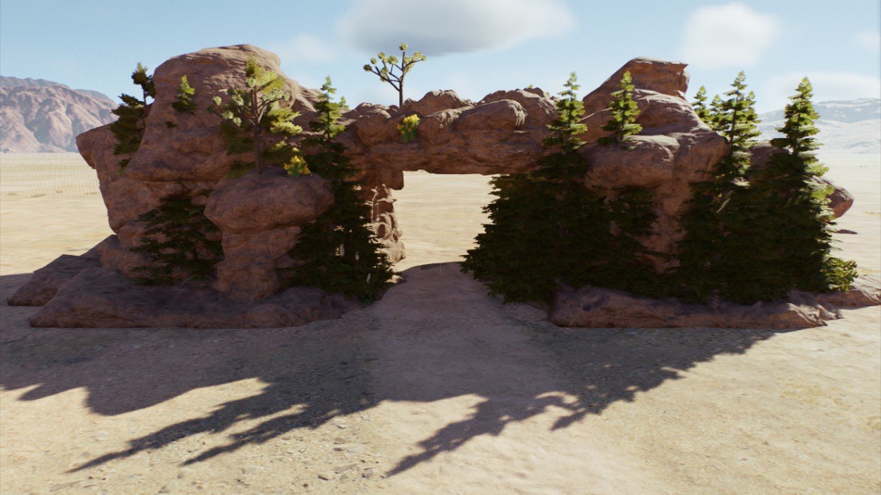 rock arch waterfall walkway - Workshop - Jurassic World Evolution 3