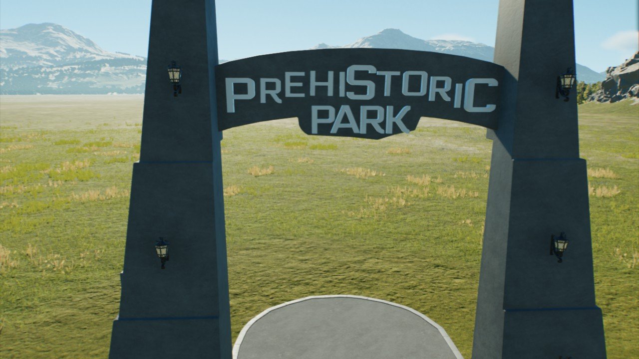 Prehistoric Park Sign - Workshop - Jurassic World Evolution 3