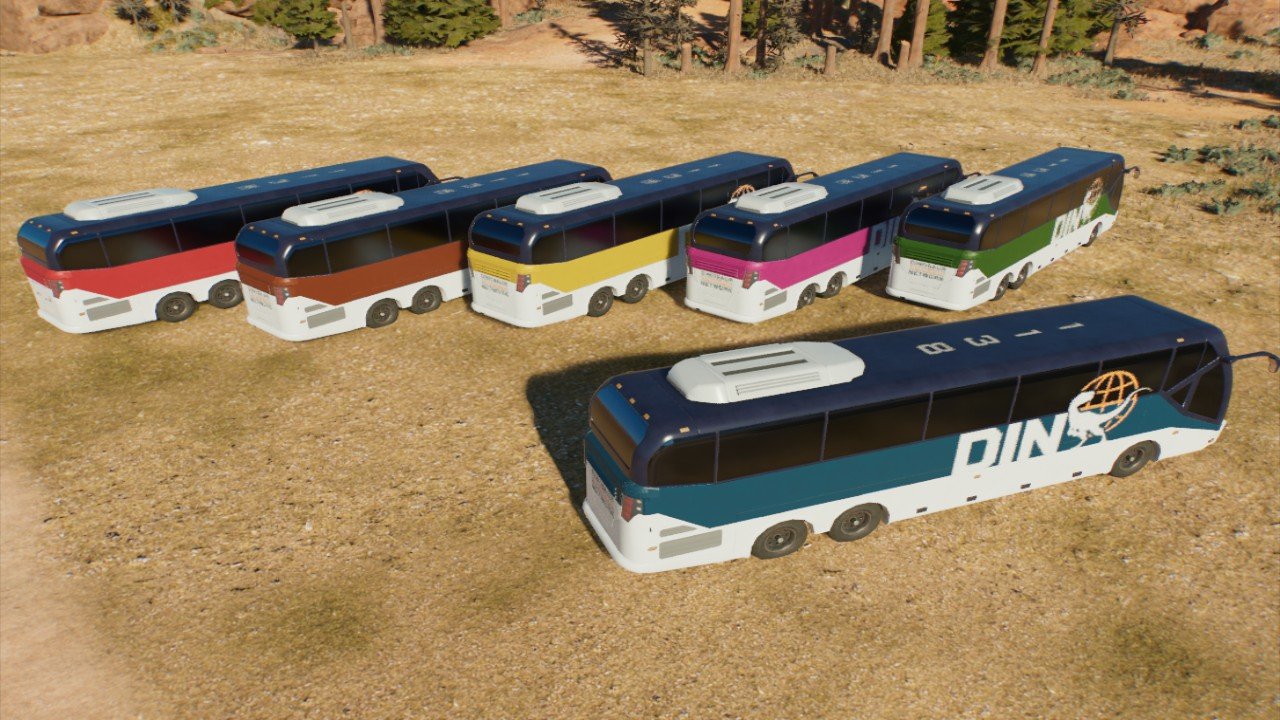DIN Colour Change Bus - Workshop - Jurassic World Evolution 3