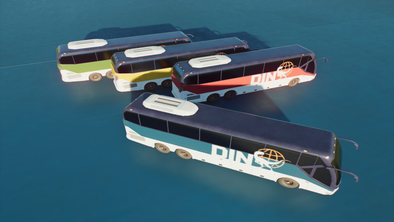 DIN Colour Change Bus - Workshop - Jurassic World Evolution 3