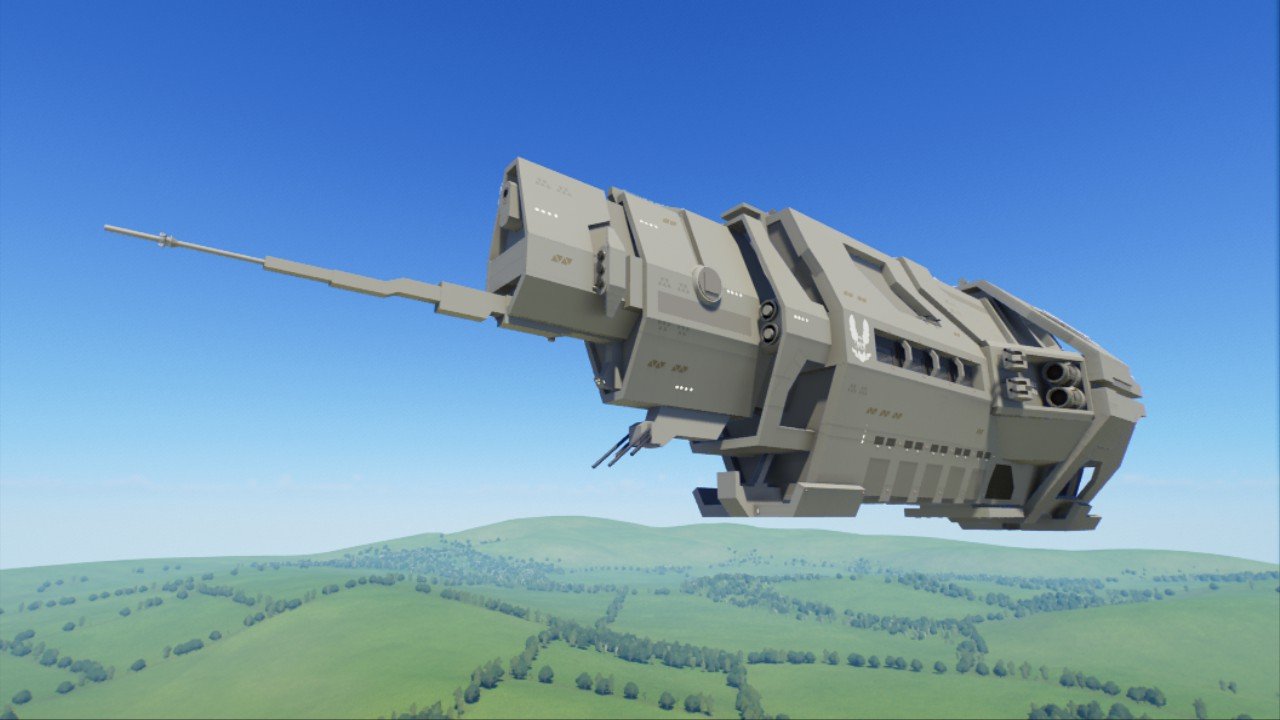 Halo Autumn-class heavy cruiser - Planet Coaster 2 creation - Frontier ...