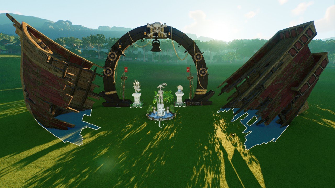 Pirate Entrance - Planet Coaster 2 creation - Frontier Workshop