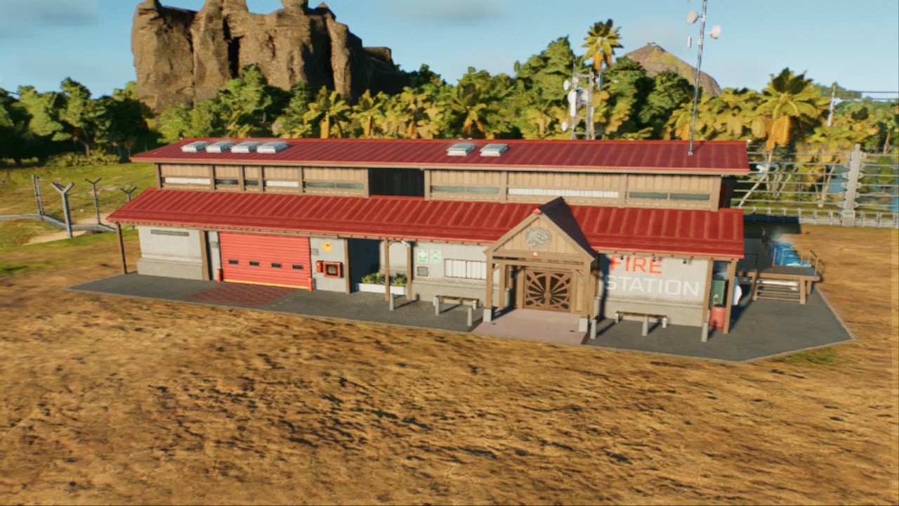 Small Fire Station - Jurassic World Evolution 3 creation - Frontier ...