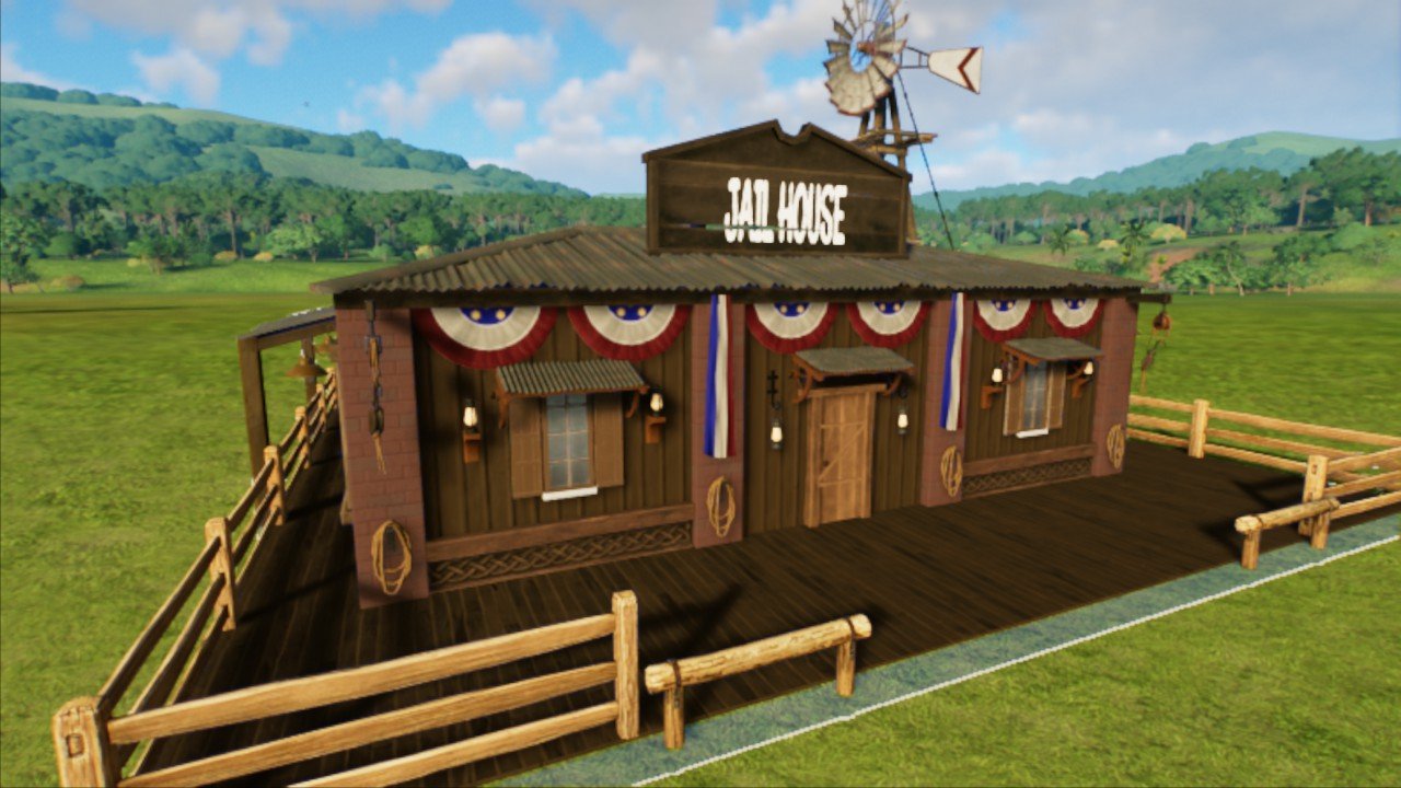 WESTERN BUILDING - Planet Coaster 2 creation - Frontier Workshop