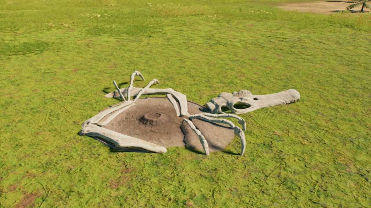 Small Nest with 2 skeleton arms and a spinosaurus skull. - Workshop ...