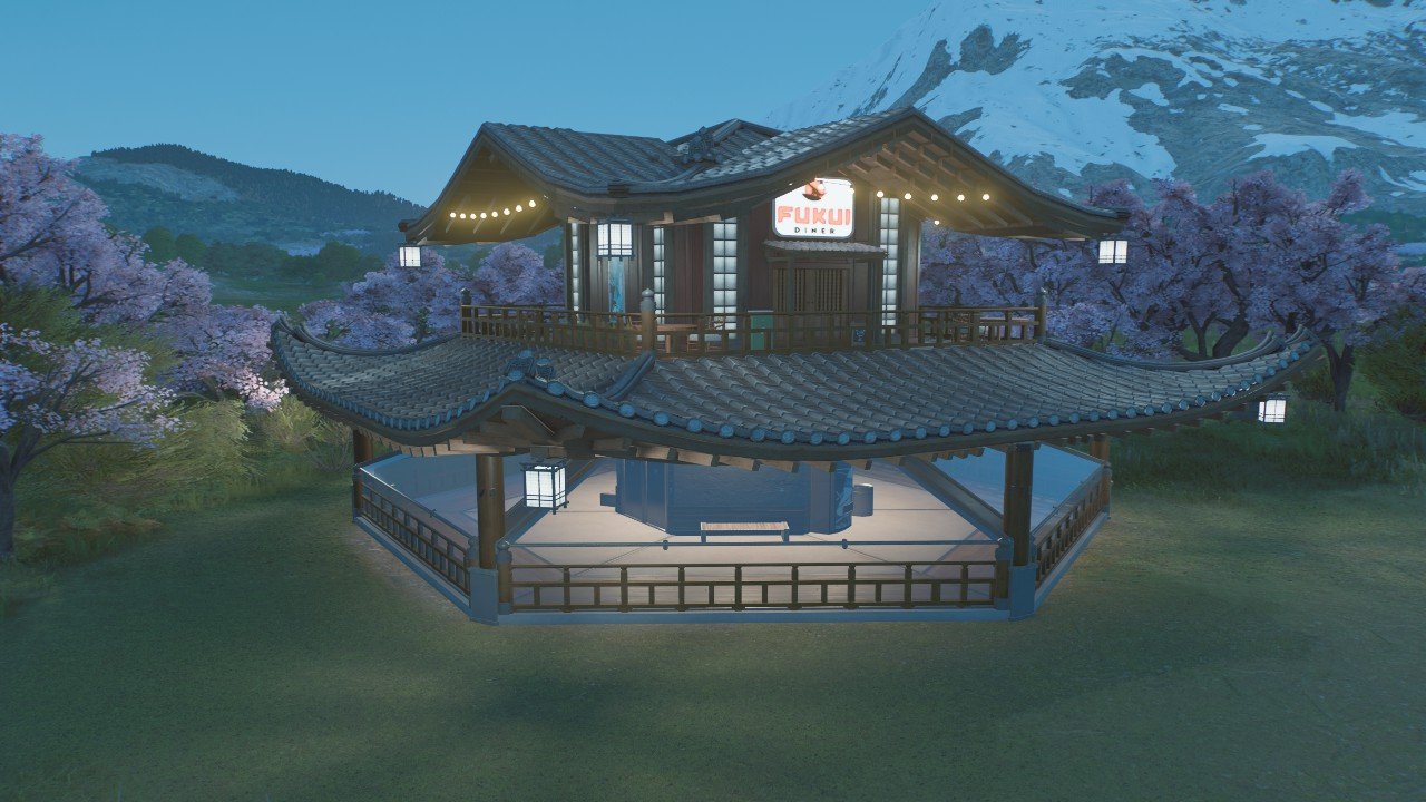 Asia veiwing dome x mini diner - Workshop - Jurassic World Evolution 3