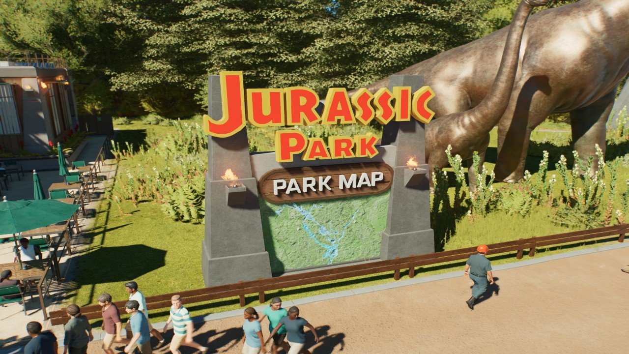 Jurassic Park Park Map - Workshop - Jurassic World Evolution 3