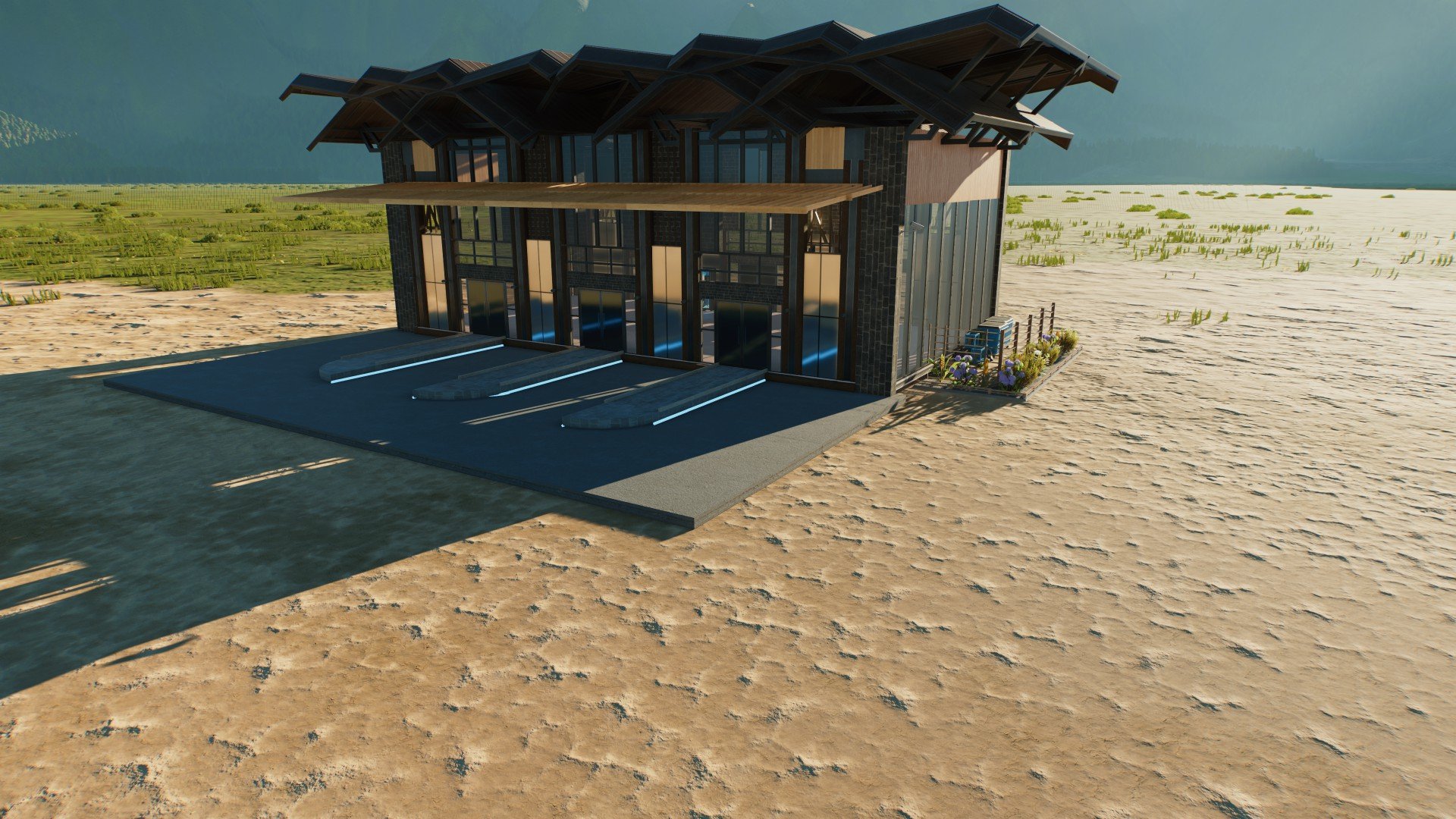 Bus station Template - Jurassic World Evolution 3 creation - Frontier ...