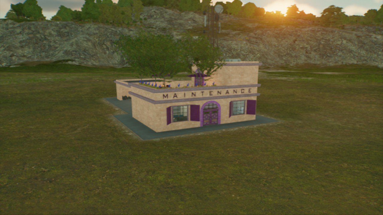 Malta Style Maintenance Facility - Workshop - Jurassic World Evolution 3