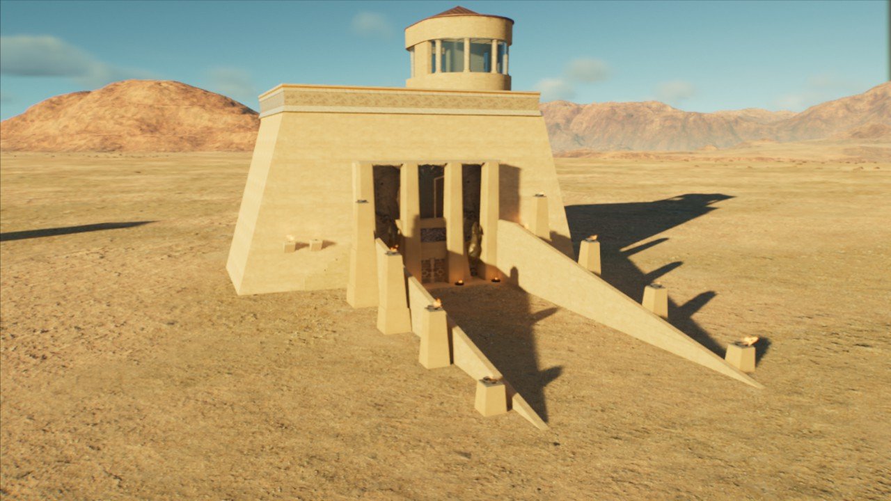 Viewing Platform Ancient Egypt - Workshop - Jurassic World Evolution 3