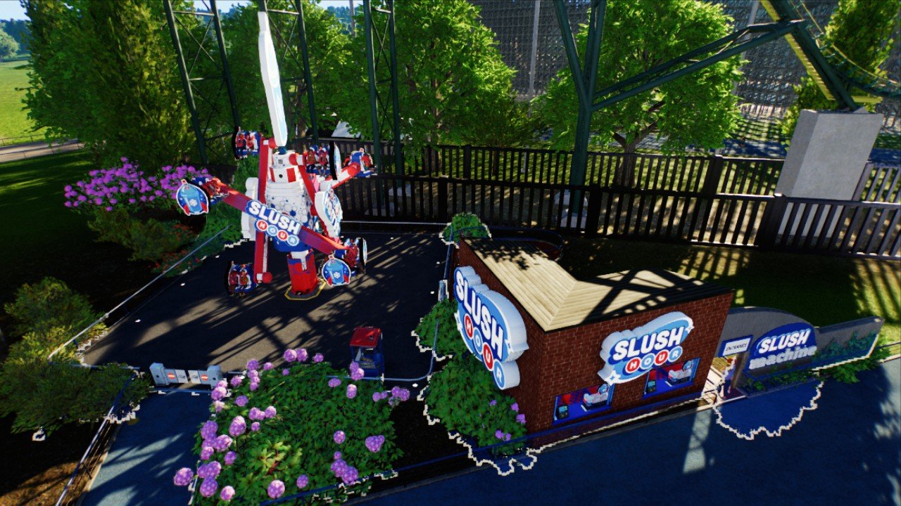 The SLUSH Machine (Ride & Stall) - Workshop - Planet Coaster 2