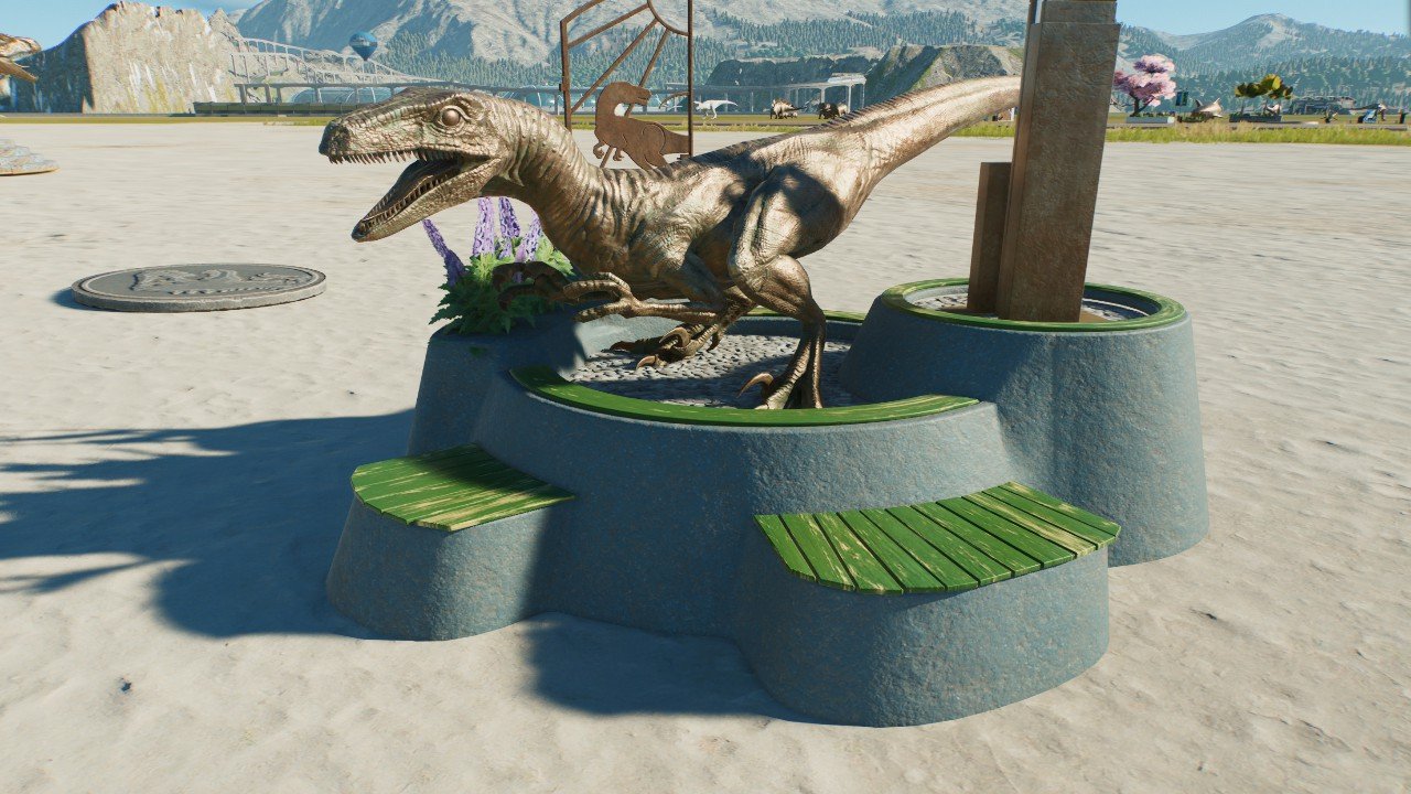 Raptor statue - Workshop - Jurassic World Evolution 3